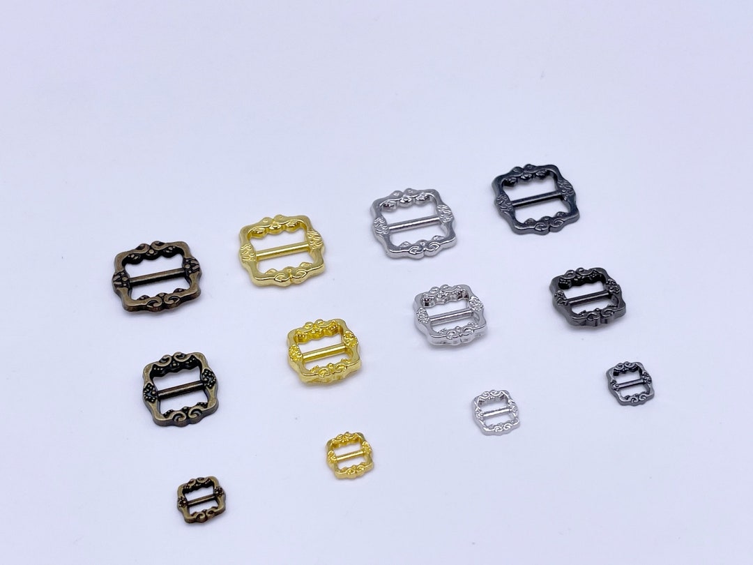 B010 Tiny Mini Buckles 12mm 9mm 6mm Doll Sewing Doll Craft Supply Doll ...