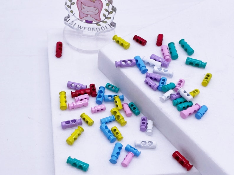 B229 Multi Color 7mm 10mm Miniature Cord Lock Doll Sewing - Etsy