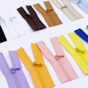 W023 Extra Small Zipper Puller 6CM Zipper Mini Tiny Super Small Zipper ...