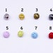 B131 Smile 5mm Little Smiley Face Emoji Shank Buttons Micro Mini ...