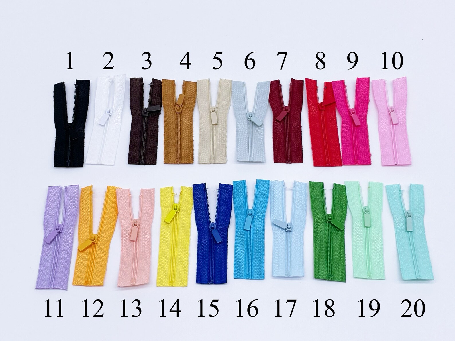 W024 Mini Rectangle Zipper Puller 6CM Zipper Mini Tiny Super Small ...