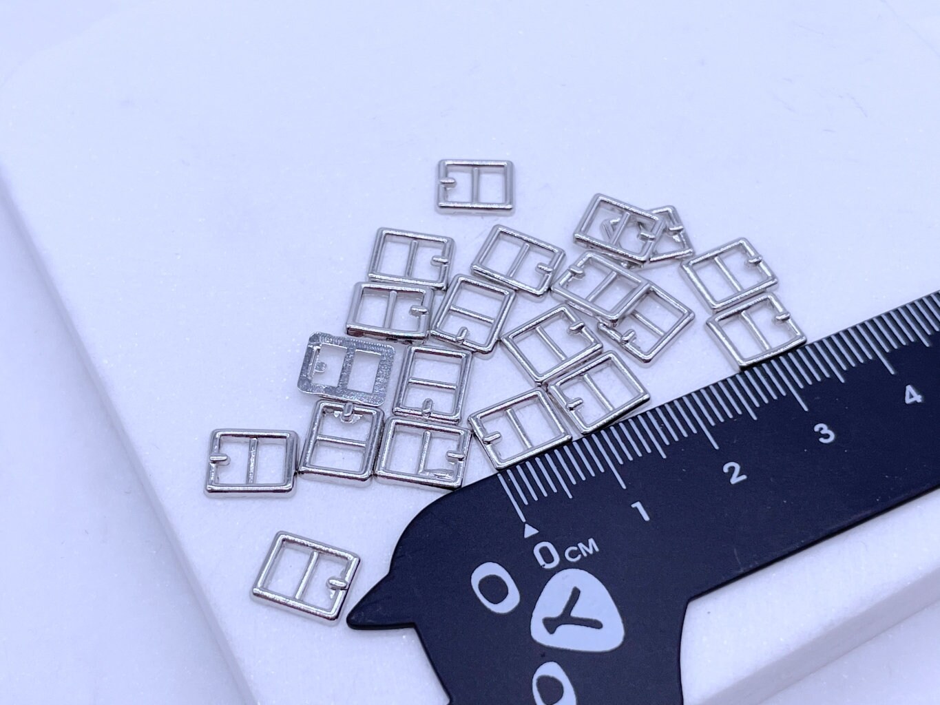 B236 Metal 7×8mm Mini Buckles Sewing Craft Belt Purse Coat Doll Clothes ...