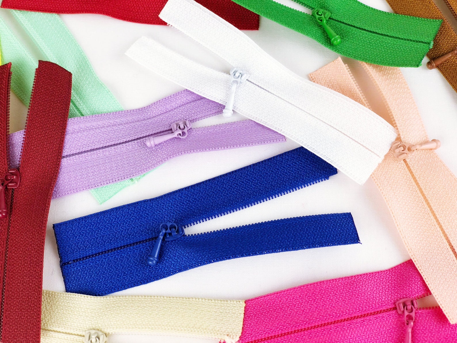 W001 8cm #0 Mini Invisible Zipper Doll Sewing Doll Clothes Zipper ...