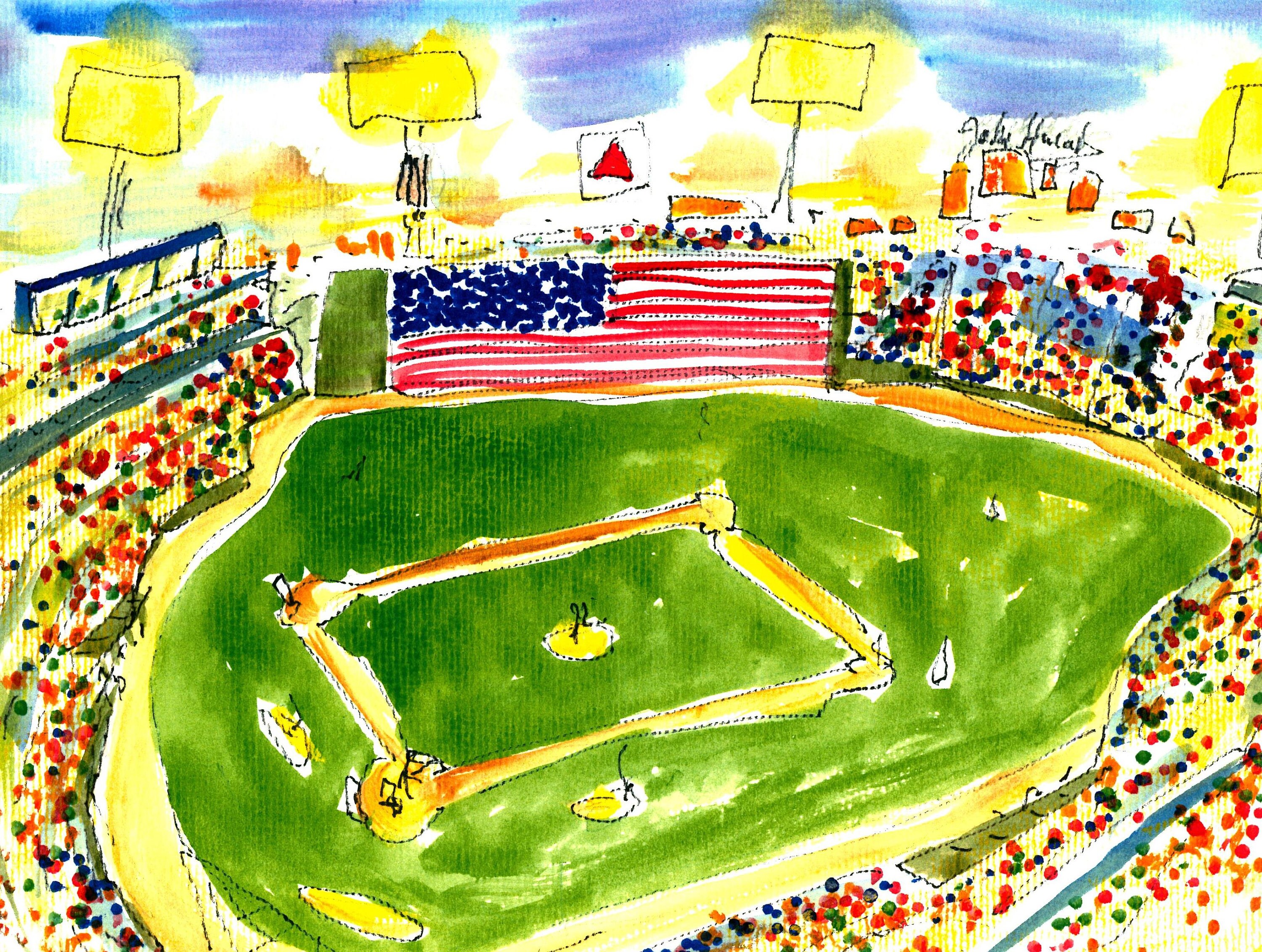 FENWAY PARK BANNERS by Jane Sarah Staffier *art*red Sox Art*fenway Park ...