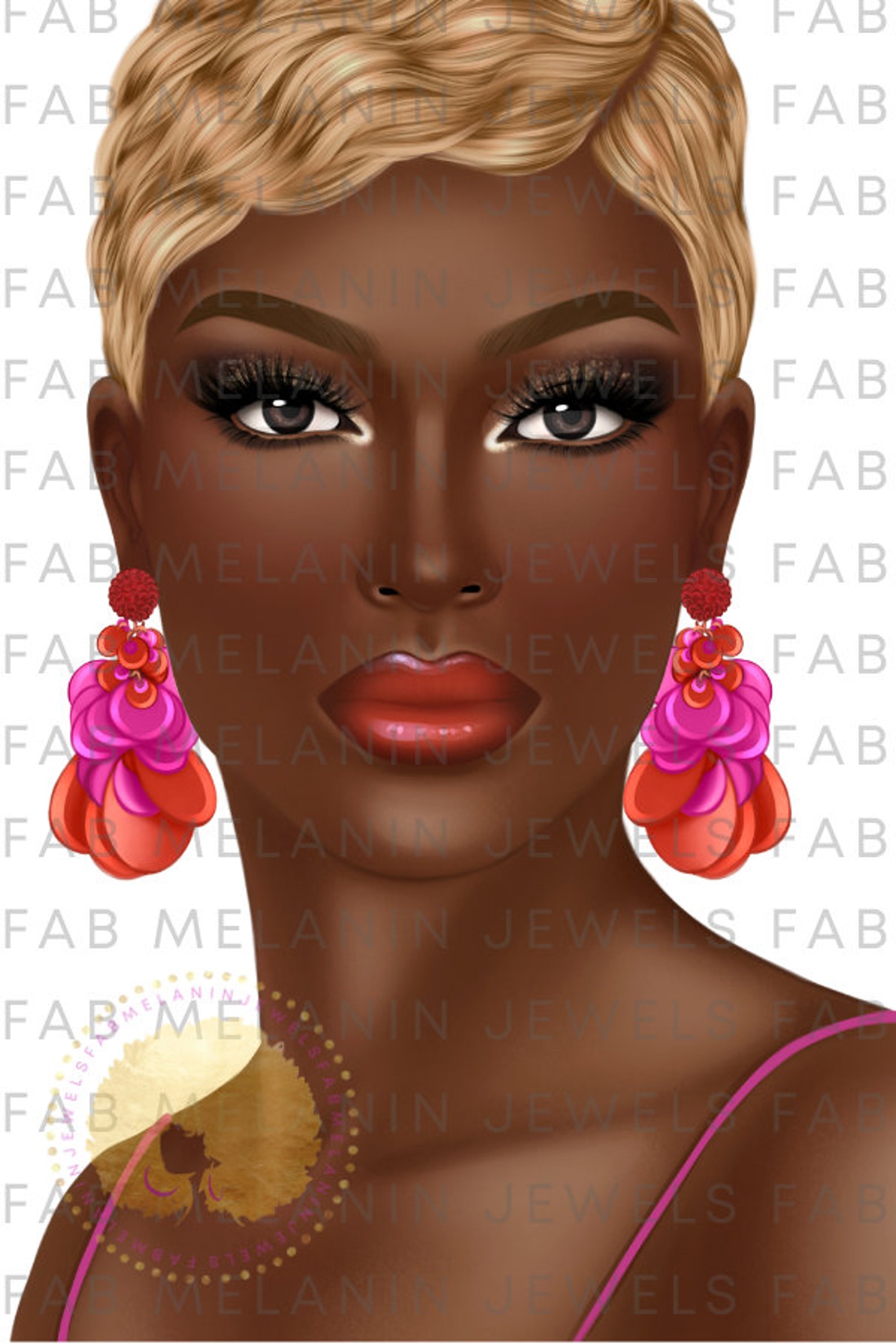 Beauty Diva Bundle | Diva Head Canvas | Diva Head Wreath | Black Woman ...