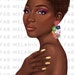 Diva Bundle 3 | Diva Head Canvas | Diva Head Wreath | Black Woman Art ...