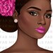 Diva Bundle 3 | Diva Head Canvas | Diva Head Wreath | Black Woman Art ...