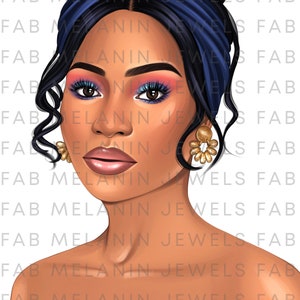 Diva Bundle 3 | Diva Head Canvas | Diva Head Wreath | Black Woman Art ...