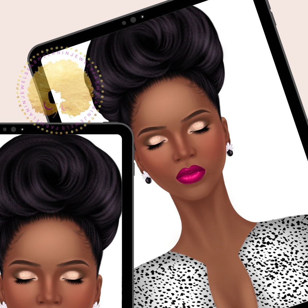 Diva 91 | Diva Head Canvas | Diva Head Wreath | Black Woman Art Print ...