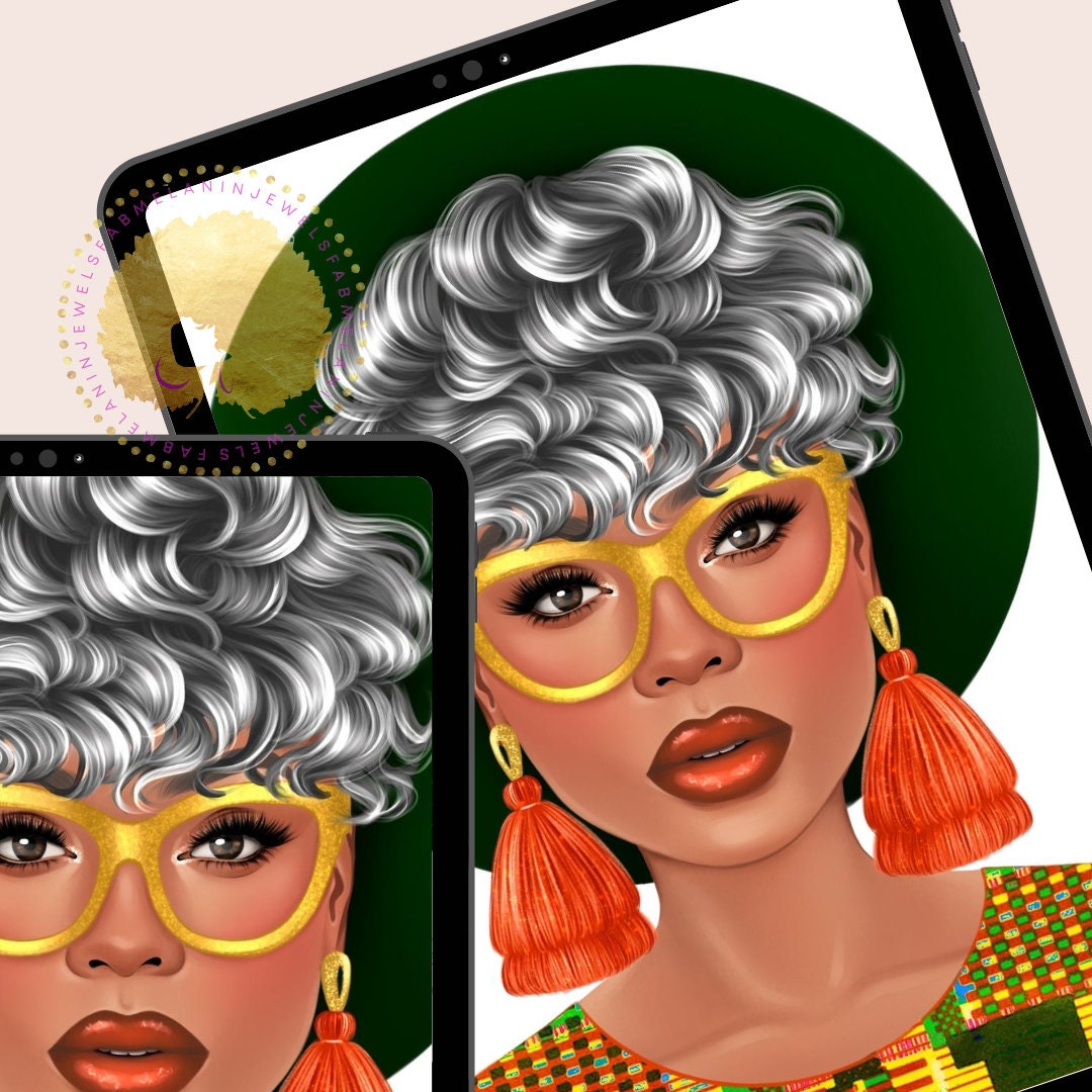 Diva 75 | Diva Head Canvas | Diva Head Wreath | Black Woman Art Print ...