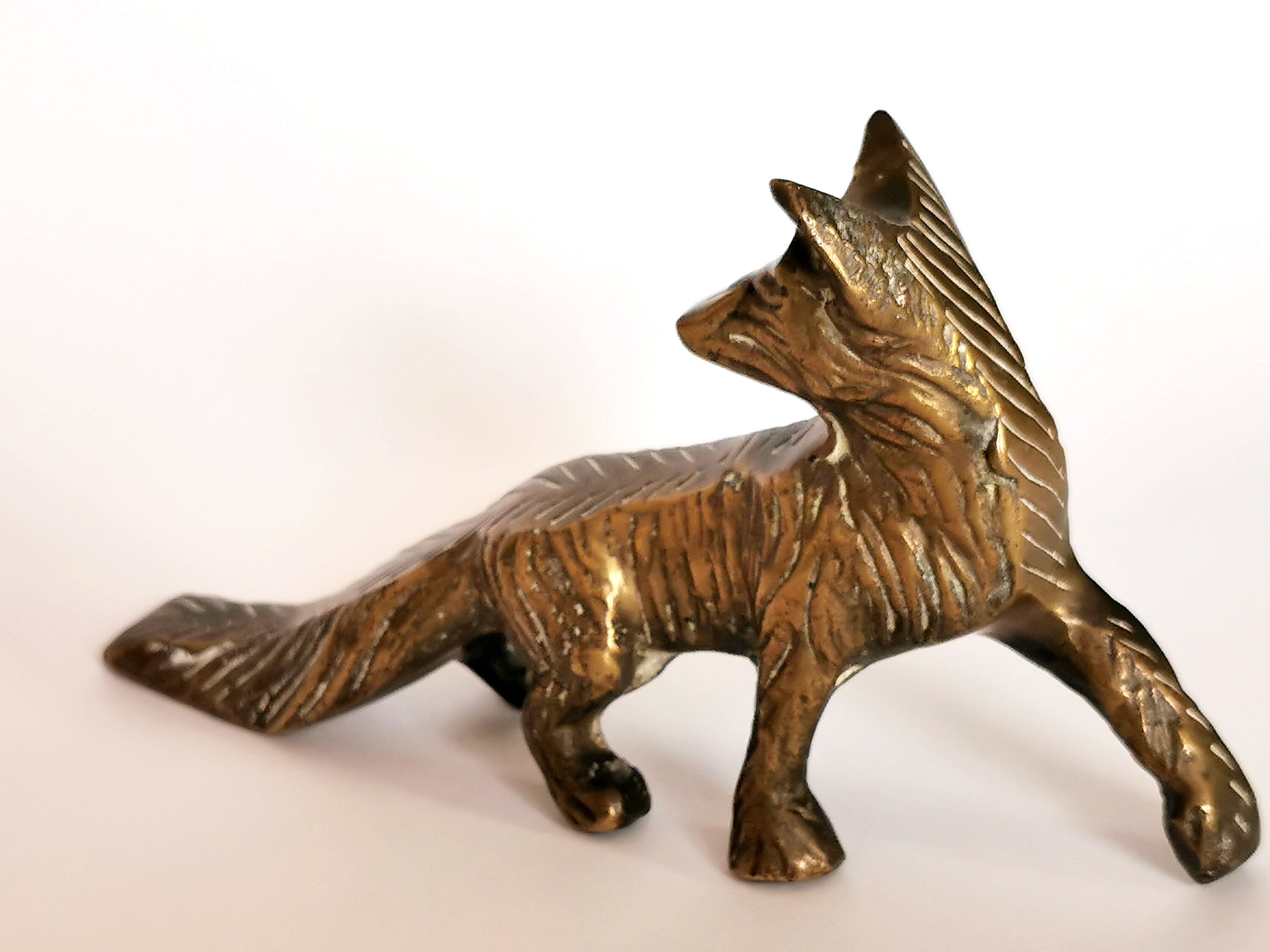Vintage Fox Statue at Sherlyn Weyer blog