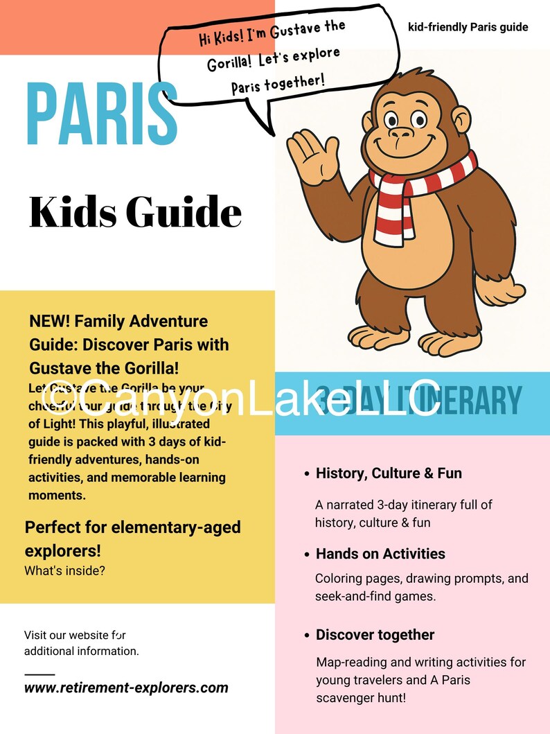 Paris Kids Travel Guide! 3 Day Itinerary Full of History and Culture! Hands on Activities ...