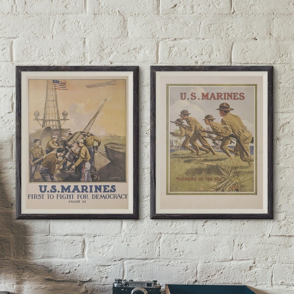 Vintage Navy Propaganda Posters - Etsy