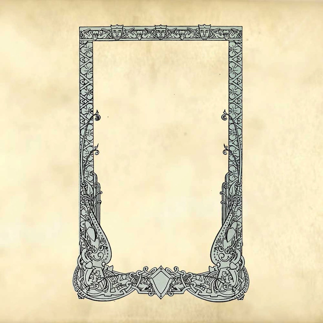 Nordic Ornamental Frame 'norræna Viking Edition' With Kings and ...