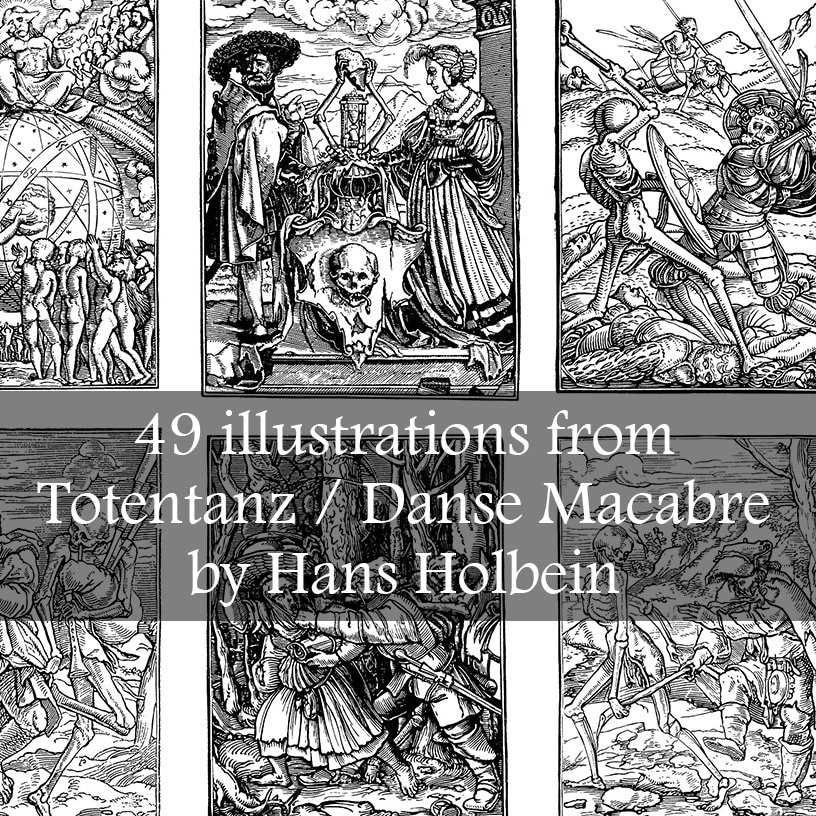 49 Stunning Illustrations of Danse Macabre / Totentanz / Dance - Etsy