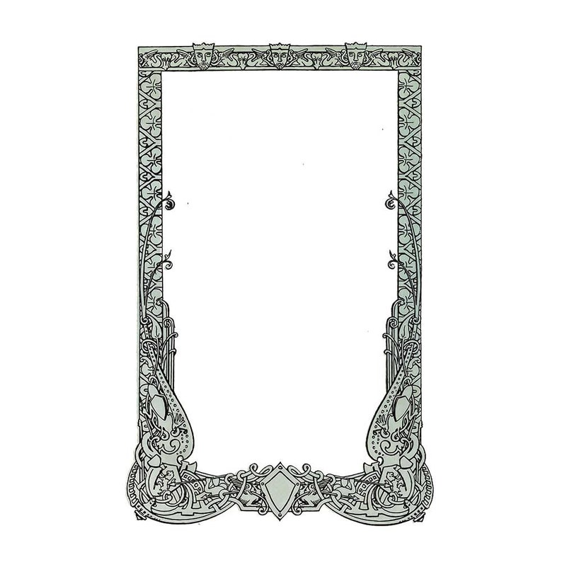 Nordic Ornamental Frame 'norræna Viking Edition' With Kings and ...