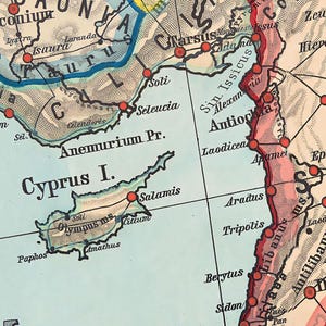 Vintage Roman Empire Map (imperium Romanum) - 1889 Restored Digital Map ...