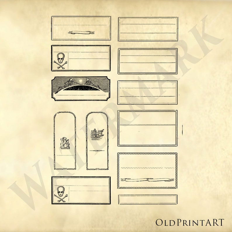 Old Labels From the 1800's General Store Drugstore - Etsy Ireland