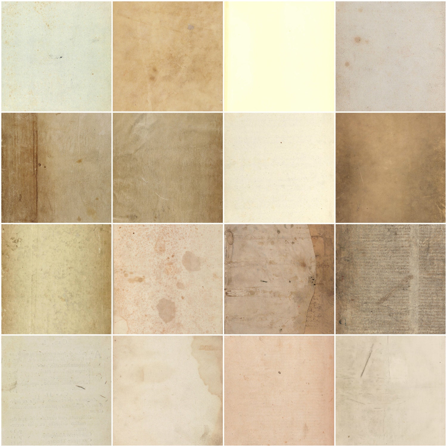 50 Different Textures and Blank Pages From Old Books for Your Own ...