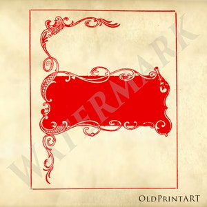 Vintage Victorian Classic Sale Sign, Also Without Text - Old Sign Stamp ...