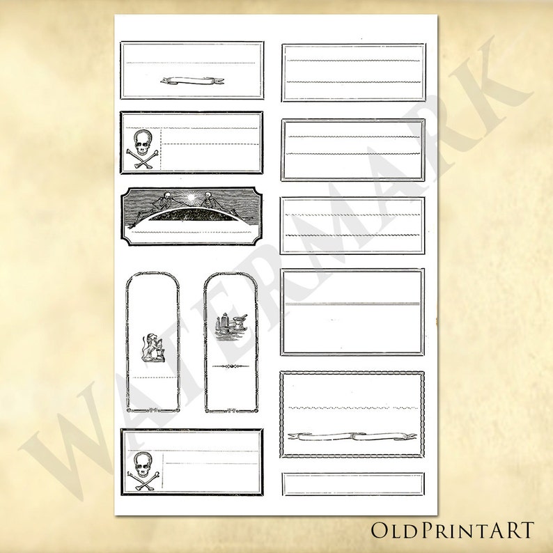 Old Labels From the 1800's General Store Drugstore - Etsy Ireland