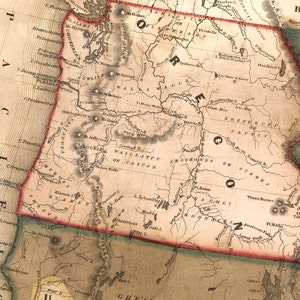 Pictorial Map of the United States From 1849 - Vintage U.S. Atlas Map ...