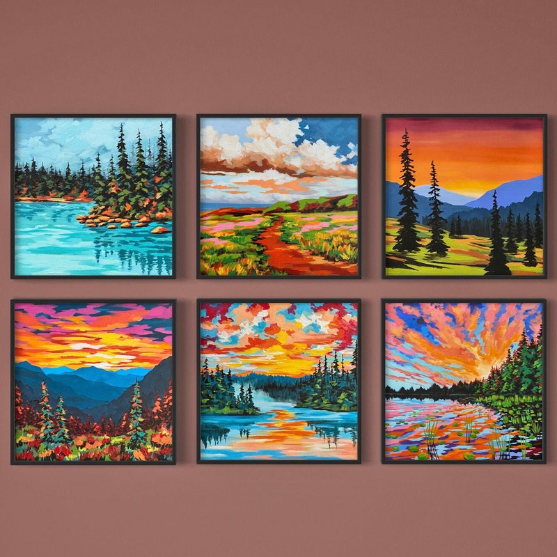 Square Landscape - Etsy