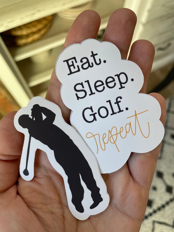 Golf Sticker Pack Golf Stickers | Etsy