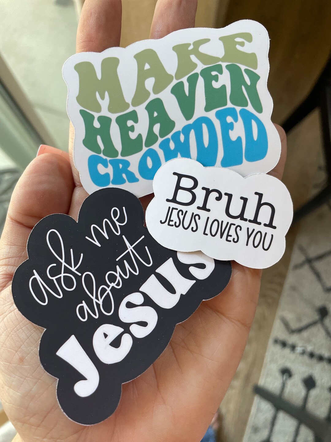 Make Heaven Crowded Sticker Set, Faith Sticker - Etsy