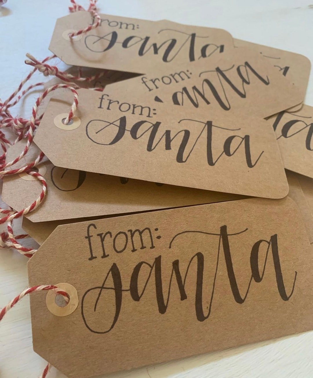 From Santa Gift Tags - Etsy