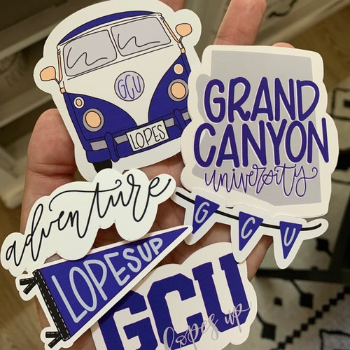 Grand Canyon University Large Sticker Pack GCU Stickers | Etsy