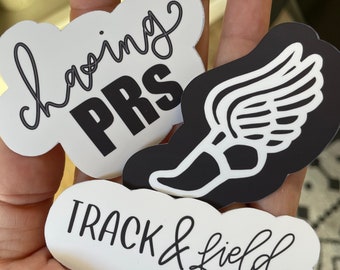 Track and Field Shoe Vinyl Decal Sticker Cross Country - Etsy