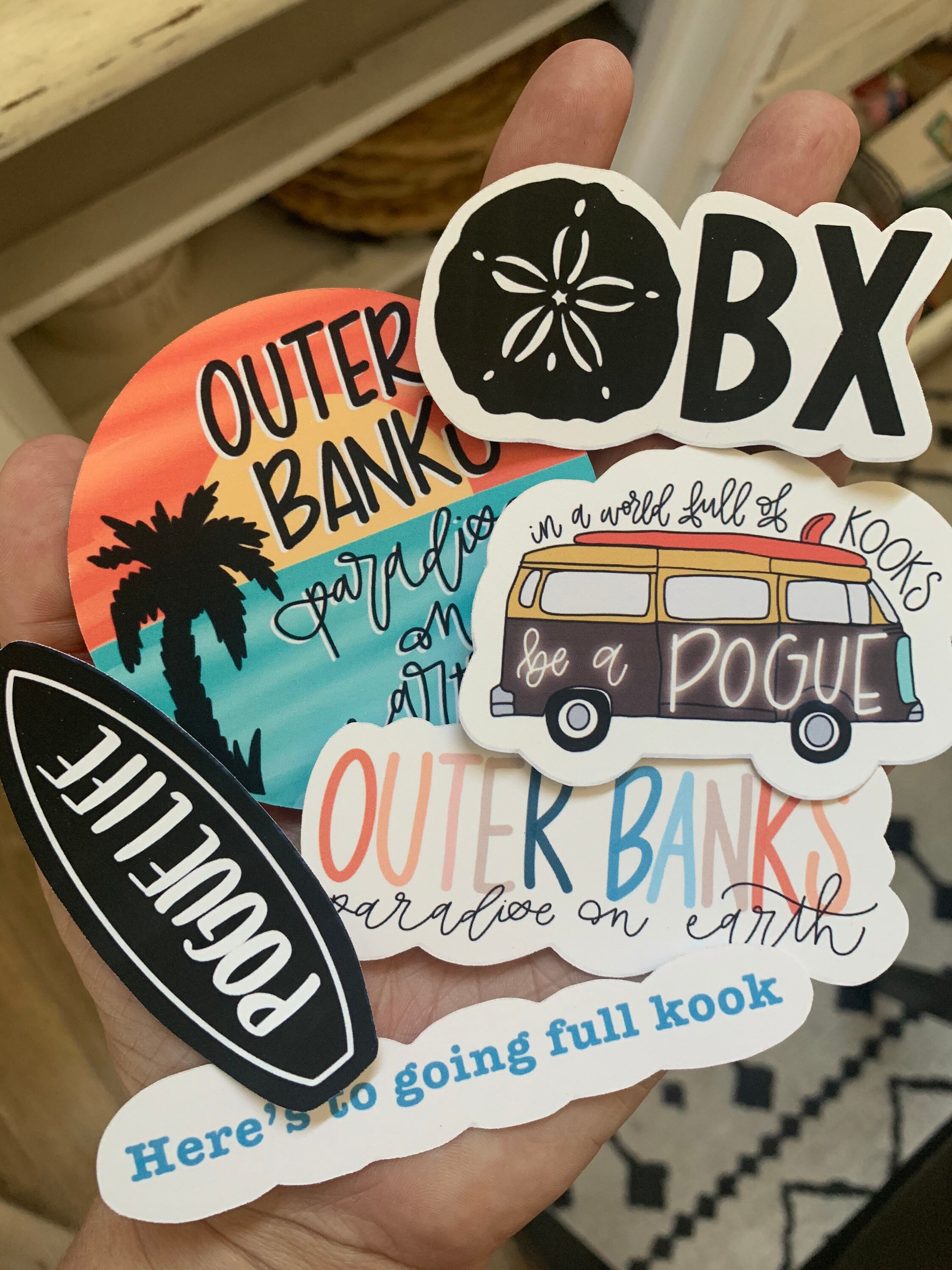 Outer Banks Small Sticker Pack OBX sticker pack | Etsy