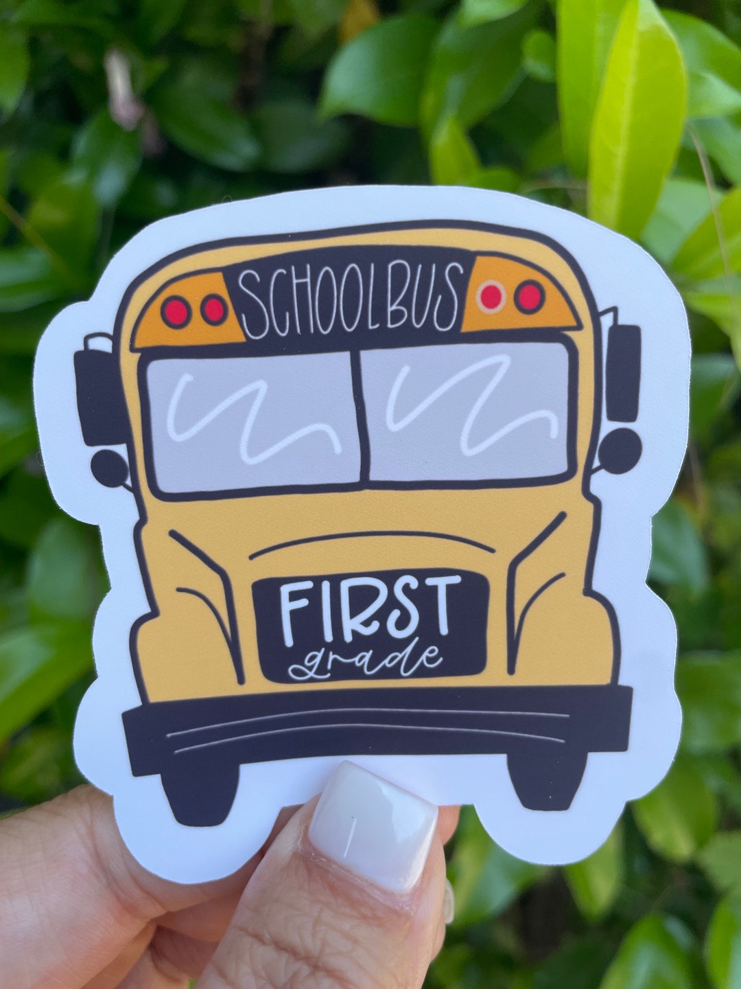 Grade Sticker , School Bus Sticker - Etsy