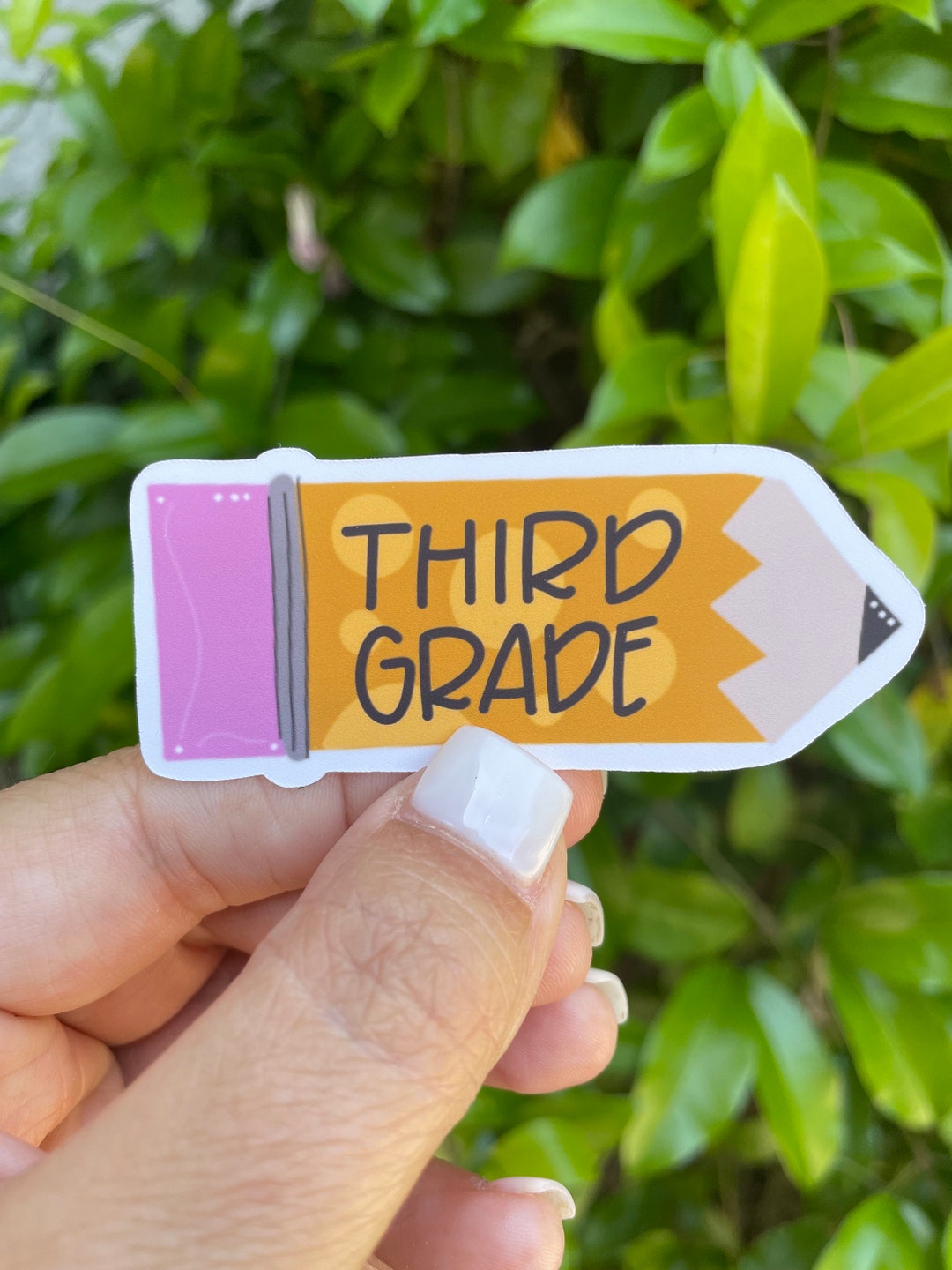 Grade Sticker , Pencil Sticker - Etsy