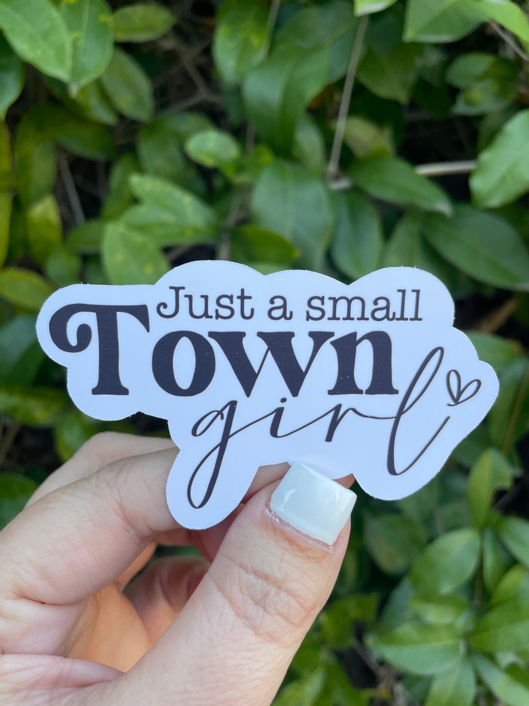 Small Town Sticker - Etsy