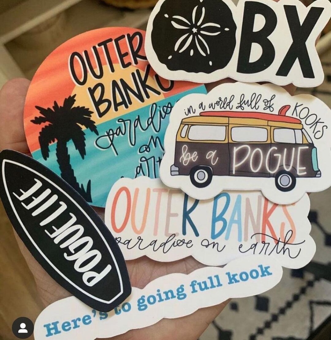 Outer Banks Themed Stickers - Etsy