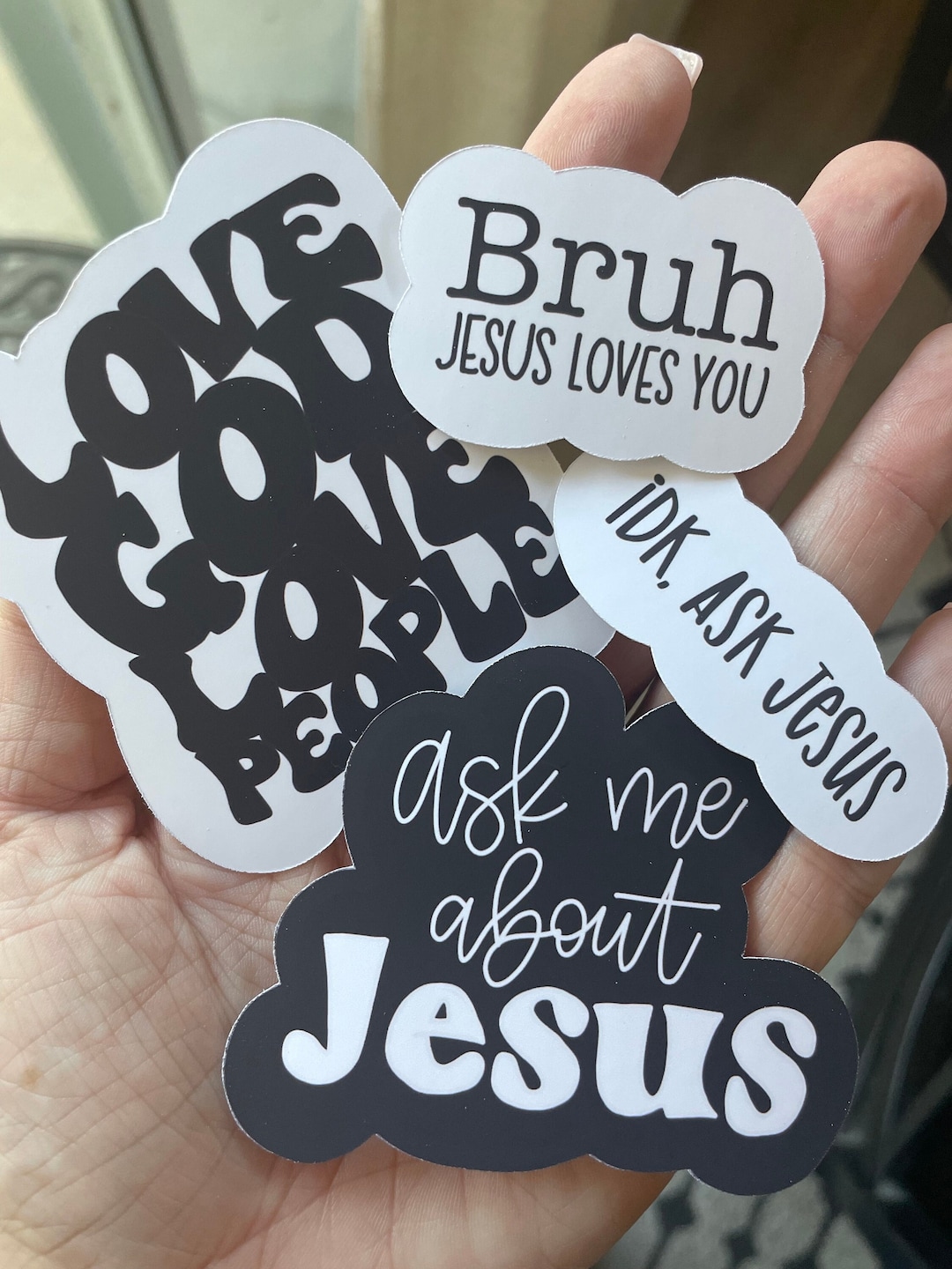 Jesus Sticker Pack Small , Jesus Sticker Set - Etsy