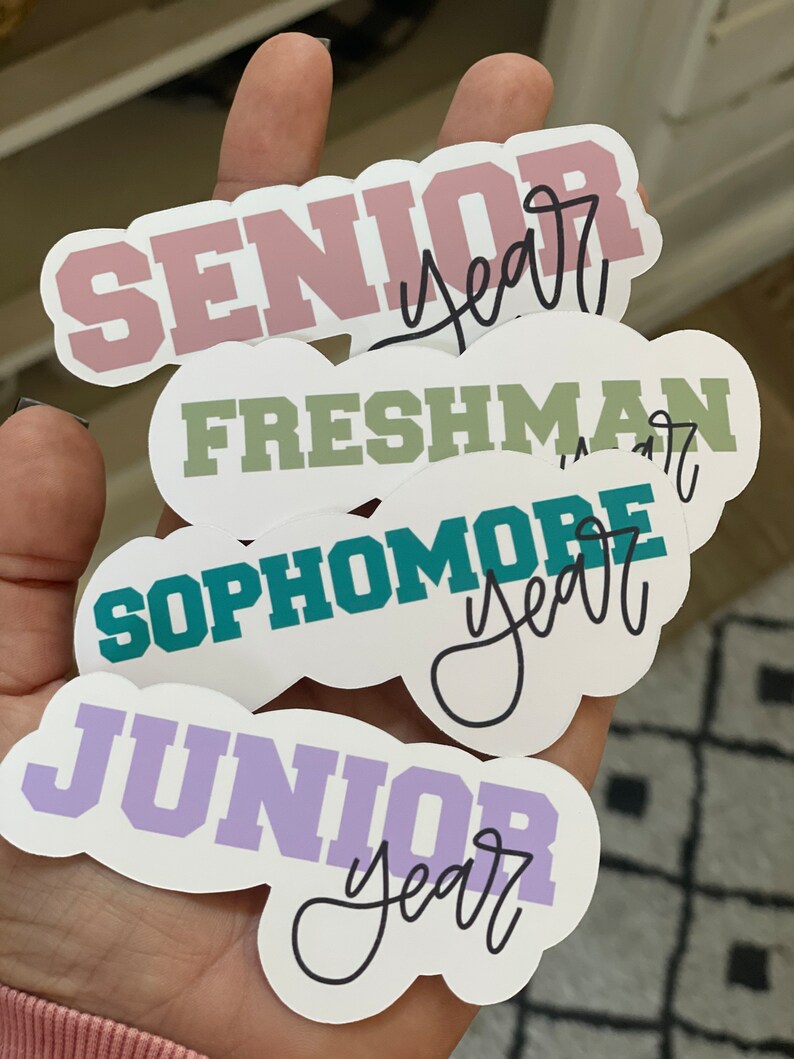 HIGH SCHOOL Years Sticker Pack - Etsy