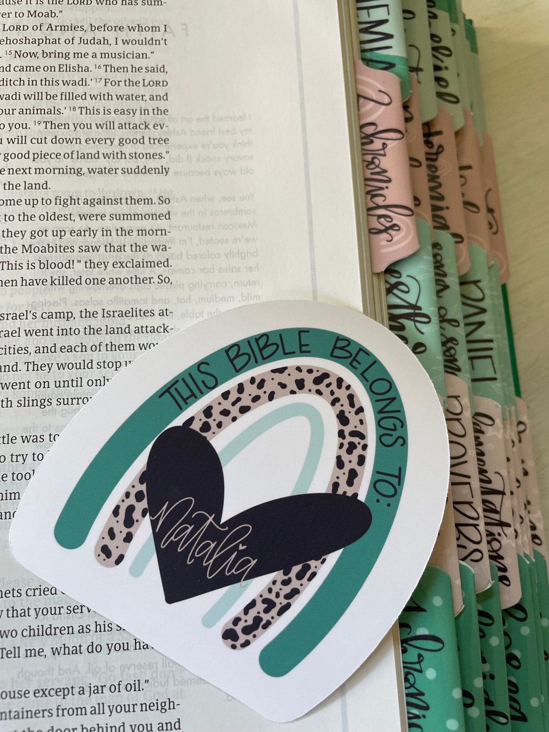 This Bible Belongs to Sticker - Etsy