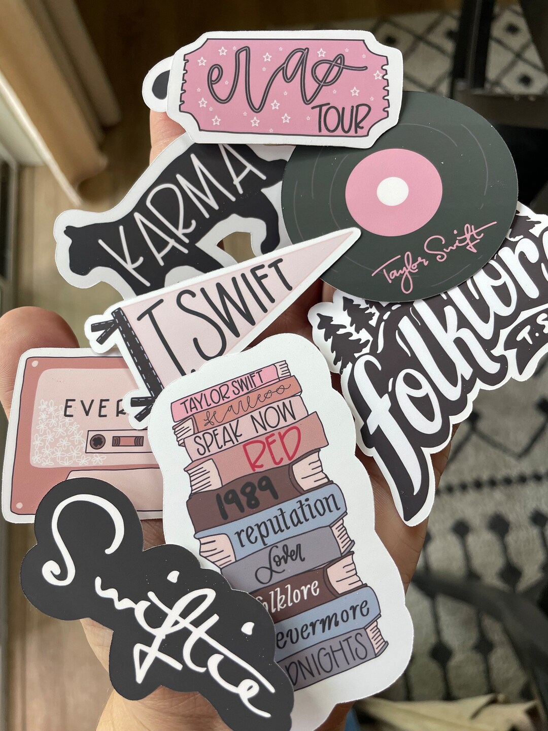 Eras Themed Sticker Pack SWIFTIE Sticker Pack Taylor - Etsy