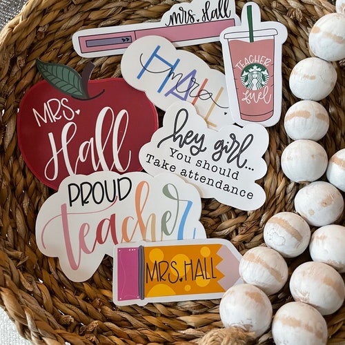 Teacher Sticker Pack Teacher Life Sticker Pack - Etsy