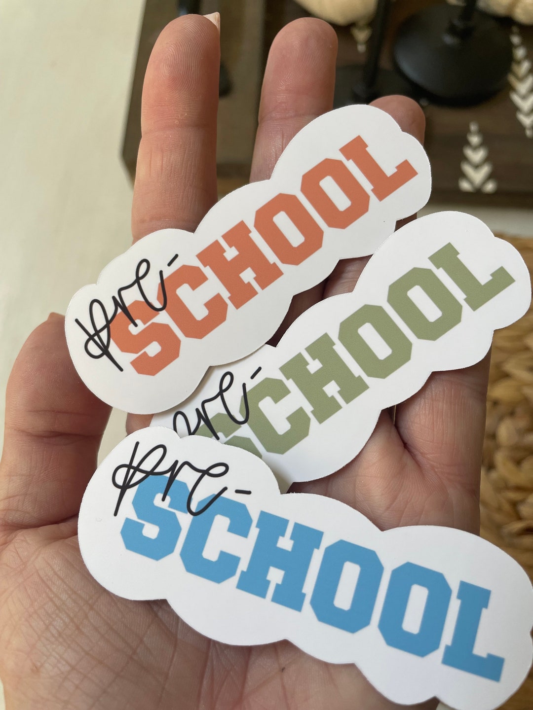 Pre School Sticker Pack - Etsy