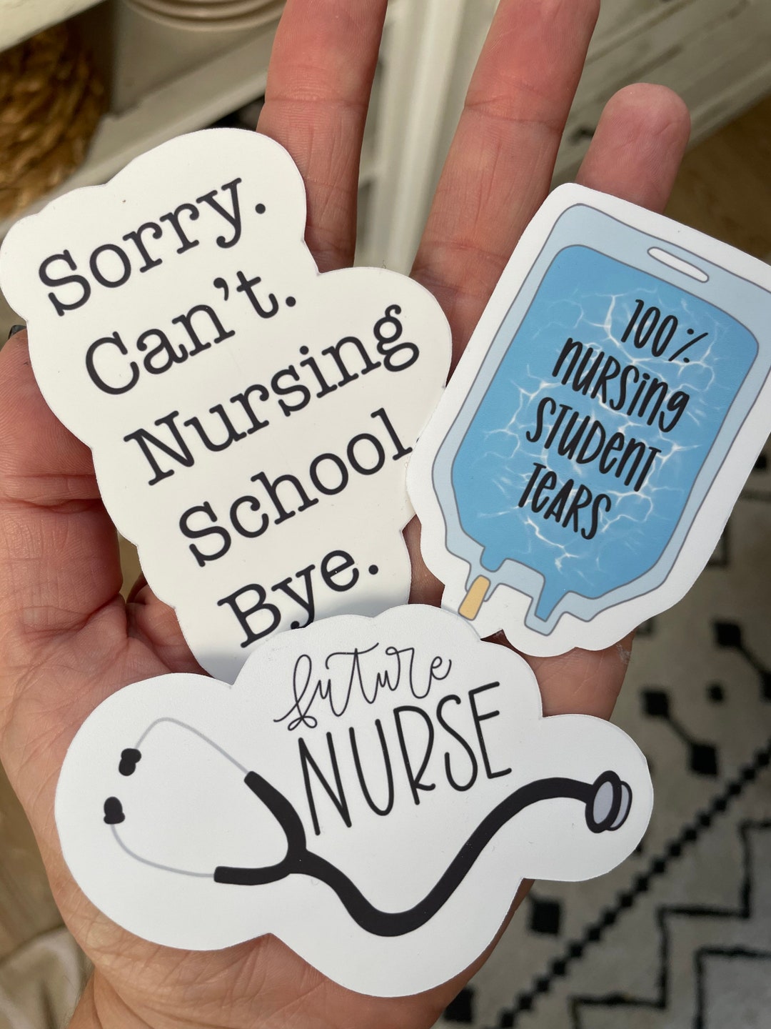 Nursing School Sticker Pack, Nurse Life Sticker Pack - Etsy
