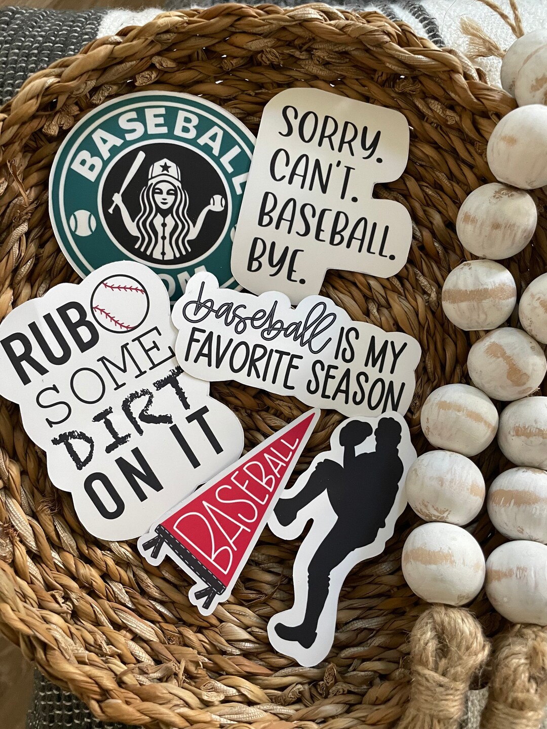 Baseball Season Sticker Pack - Etsy