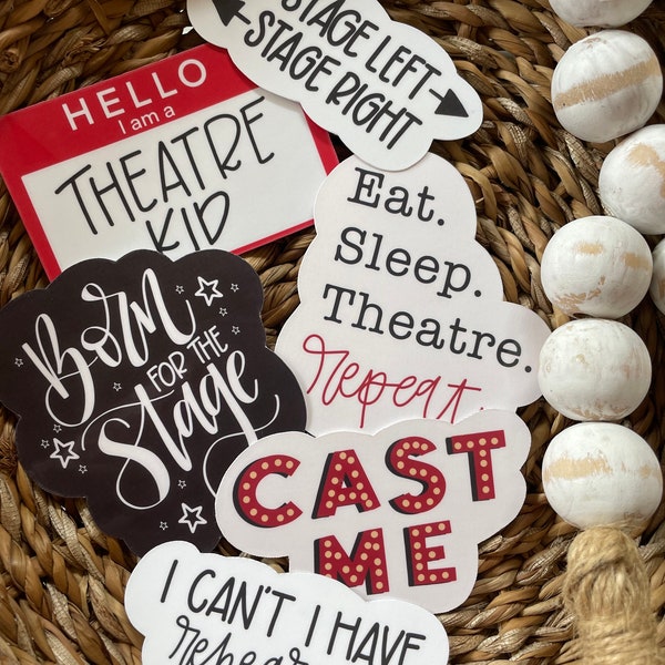 Theatre Stickers - Etsy