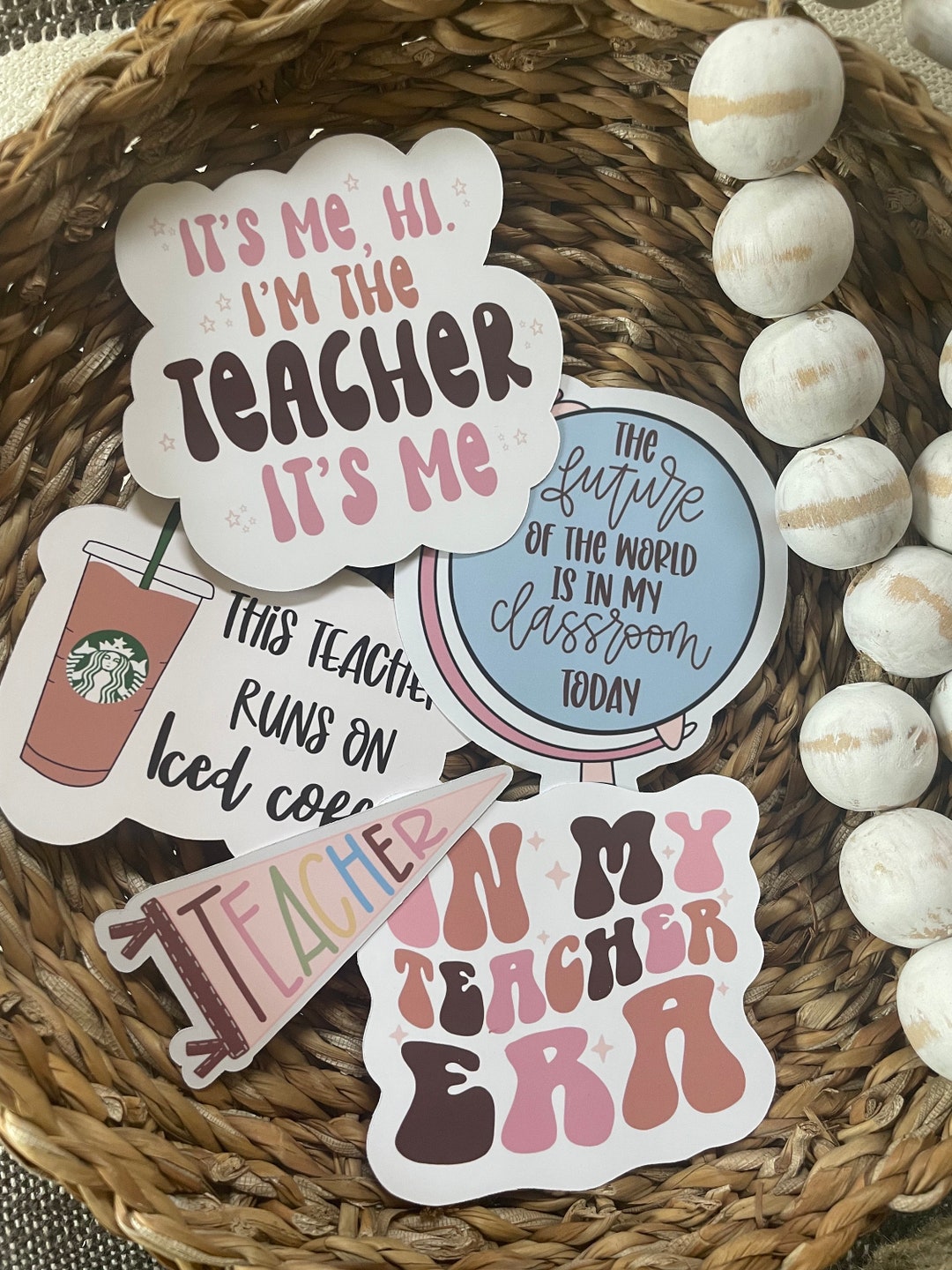 Teacher Sticker Pack, Teacher Life Sticker Pack - Etsy