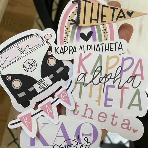 Kappa Alpha Theta Kite Sorority Notecard Set Officially Etsy