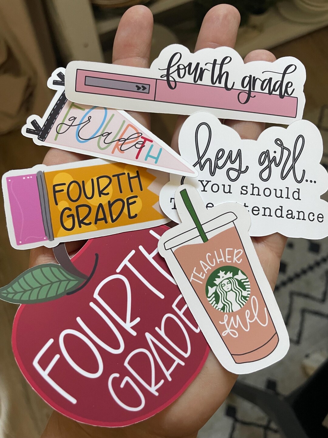 Teacher Sticker Pack, Teacher Grade Sticker Pack - Etsy