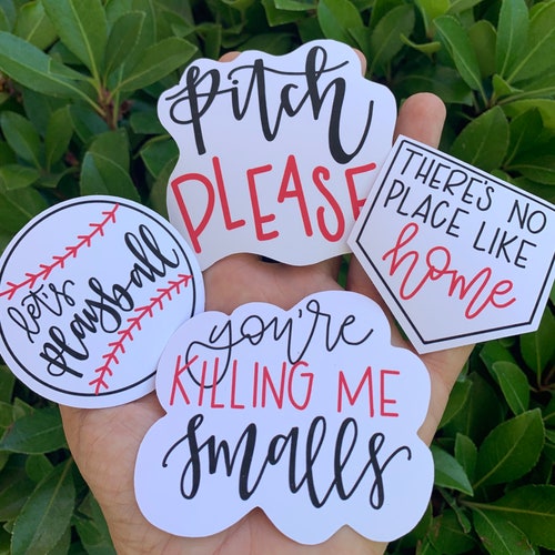 Baseball Sticker Pack - Etsy